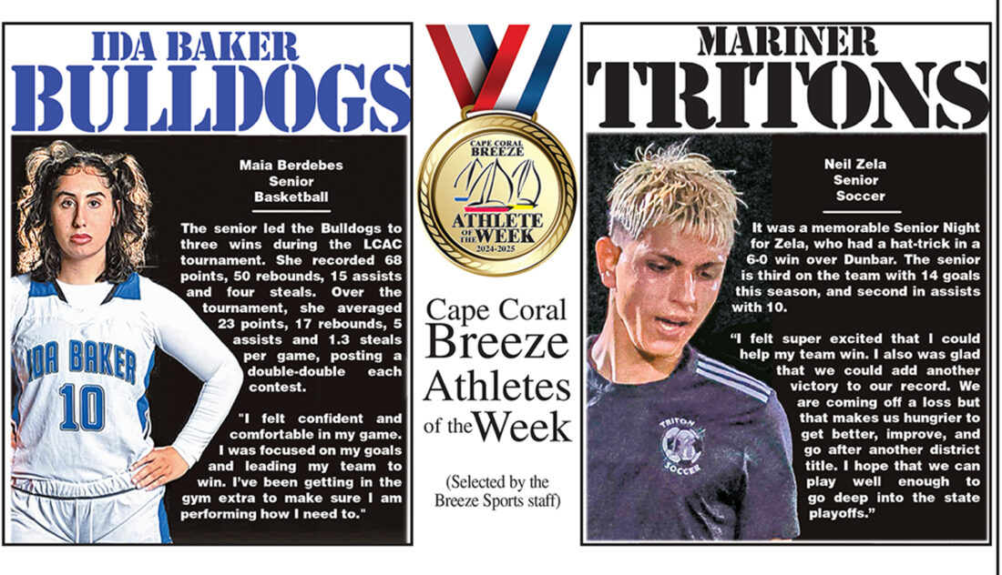Athletes of the Week | Jan. 24 | Maia Berdebes & Neil Zela - North Fort ...